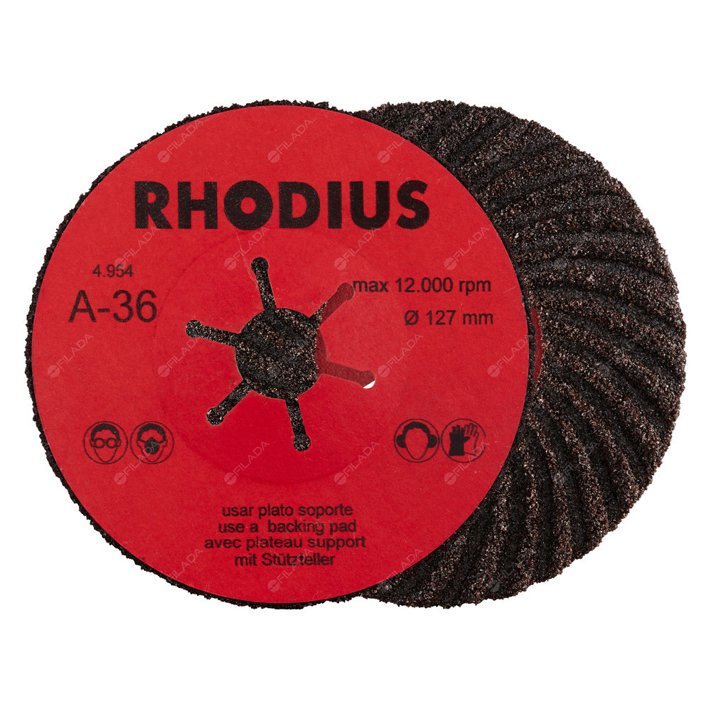RHODIUS fíbrový disk SFA 125x22,23 PROline na ocel | FILADA